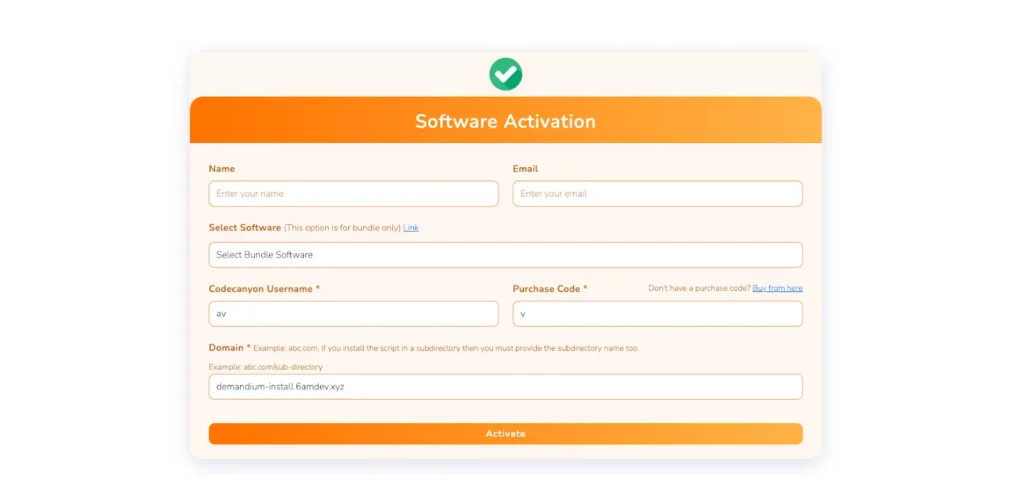 Demandium Installation Process - Demandium